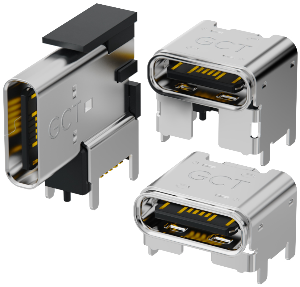 Elevated USB Type-C® Receptacles - GCT | DigiKey